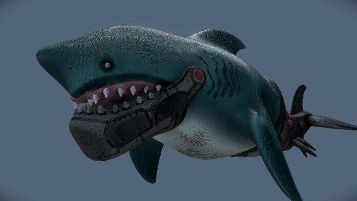 ArtStation - Mecha-Shark