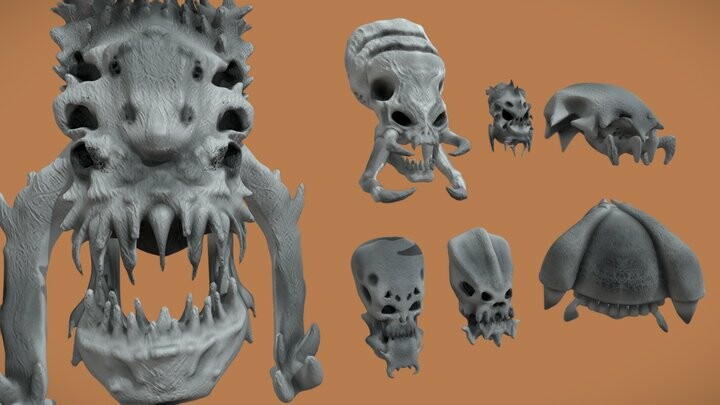ArtStation - Skull Trophies