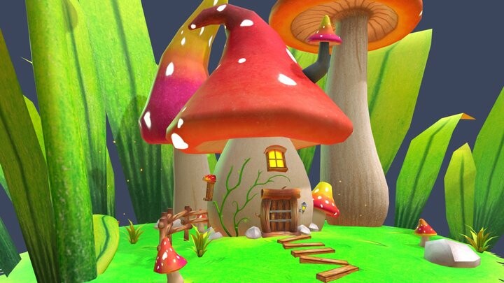 ArtStation - Mushroom house