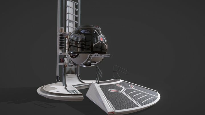 ArtStation - High speed sphere elevator