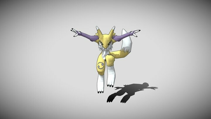 ArtStation - Renamon on Sketchfab