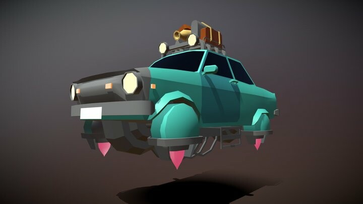 ArtStation - Flying Car 飛行汽車