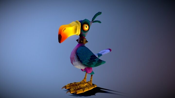 ArtStation - KOKO (Stylised bird)