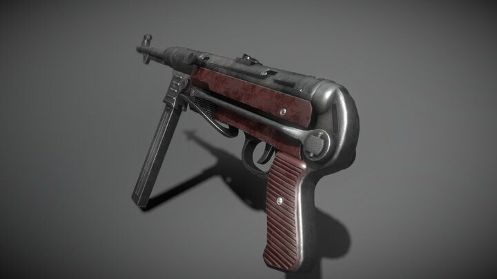 ArtStation - German MP-40 Submachine Gun