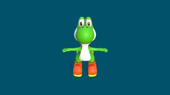 ArtStation - Yoshi 3D (FAN ART)