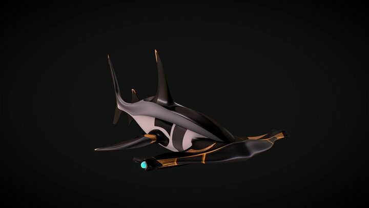 ArtStation - Mecha shark real time pre-vis