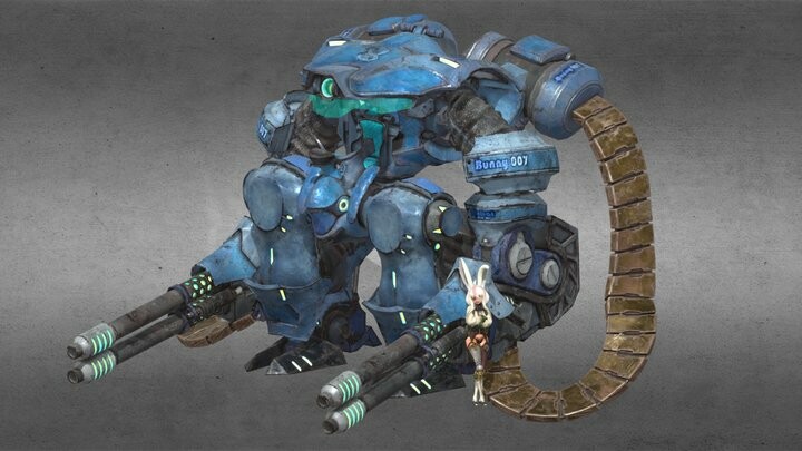 ArtStation - D.VA Robot & Steam Bunny