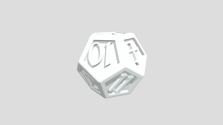 ArtStation - D12 Roll Play Dice