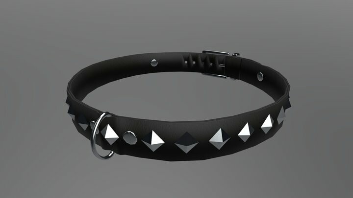 ArtStation - Studded Punk Collar