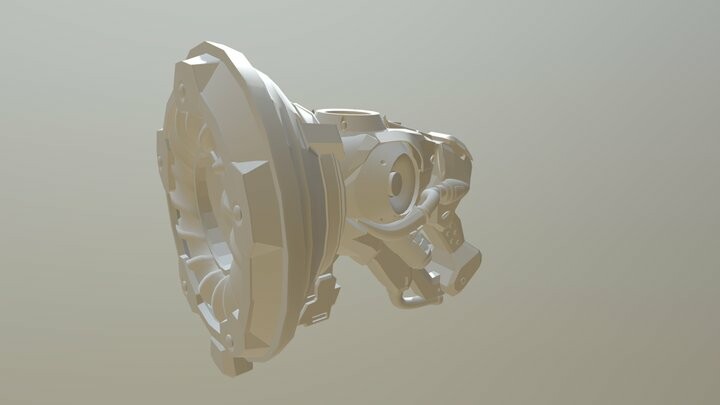 ArtStation - Lucio's Gun Fan model