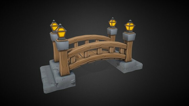 ArtStation - Stylized Bridge