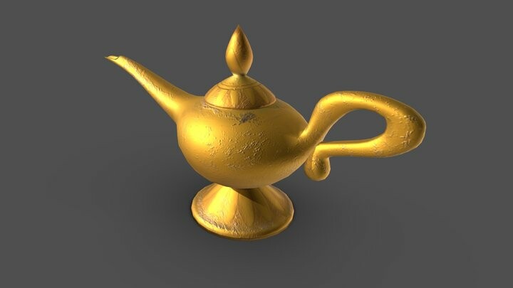 ArtStation - Arabian Oil Lamp