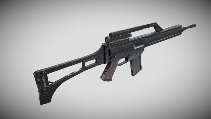 ArtStation - Assault rifle