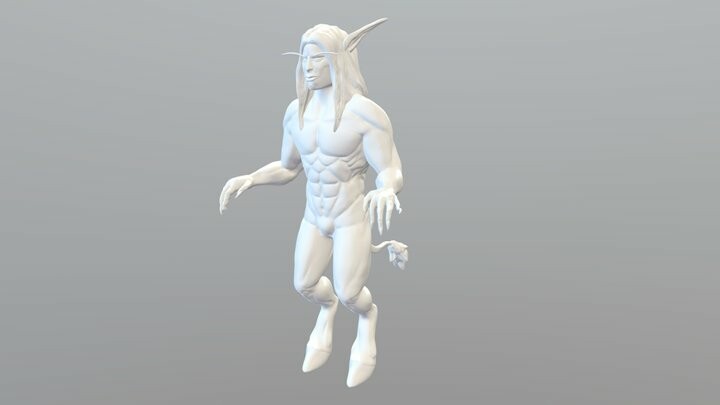 ArtStation - Portfolio 7 - Satyr Sculpt