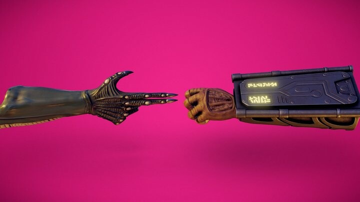 ArtStation - Alien vs Predator (RTJ4D Challenge)