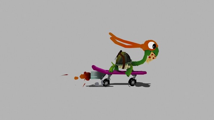 ArtStation - Ninja Turtle in VR 🐢🍕