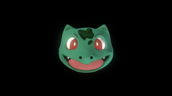 ArtStation - Bulbasaur Head