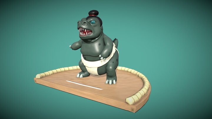 ArtStation - Sumo Kaiju