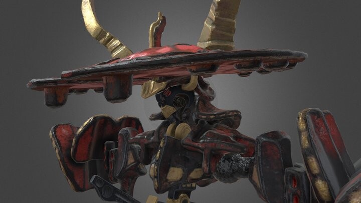 ArtStation - Mecha Samurai