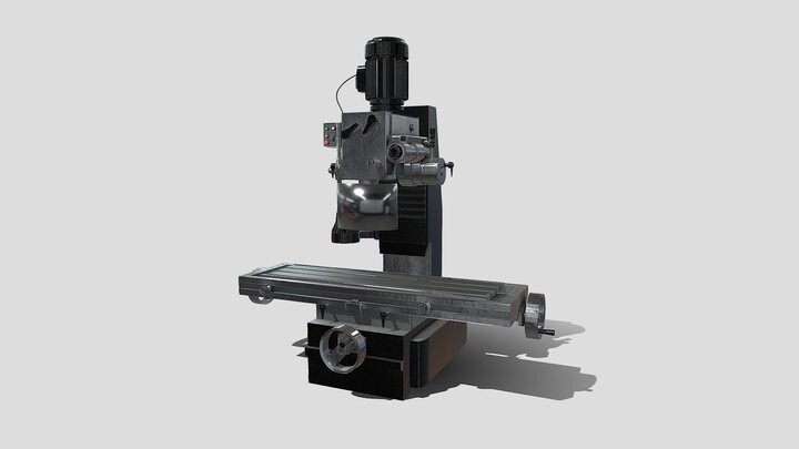 ArtStation - Milling Drilling Machine 3d model