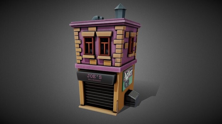 ArtStation - Stylized Building