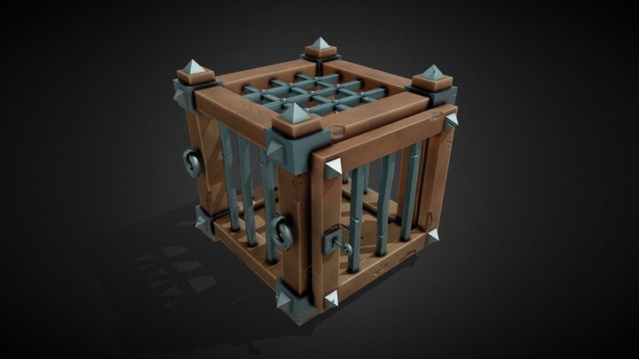 ArtStation - Stylized Cage