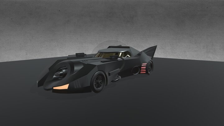 ArtStation - 1989 Batmobile
