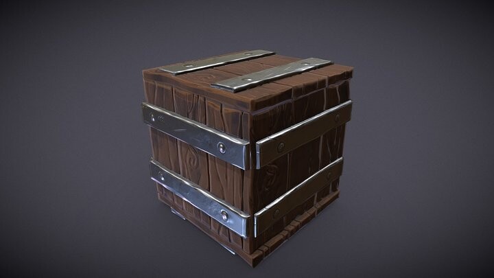 ArtStation - Wooden Crate