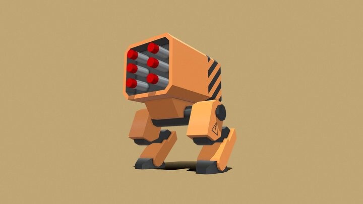 ArtStation - Lowpoly Robot