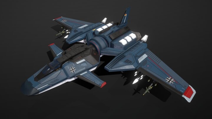 ArtStation - Scifi Fighter SUI45