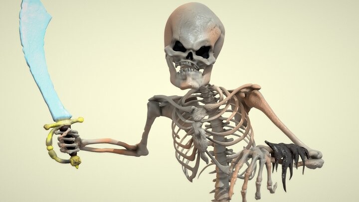 ArtStation - Skeleton the Undead