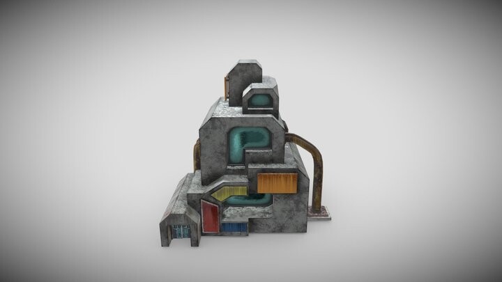 ArtStation - Cyberpunk House