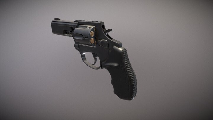 ArtStation - modern revolver