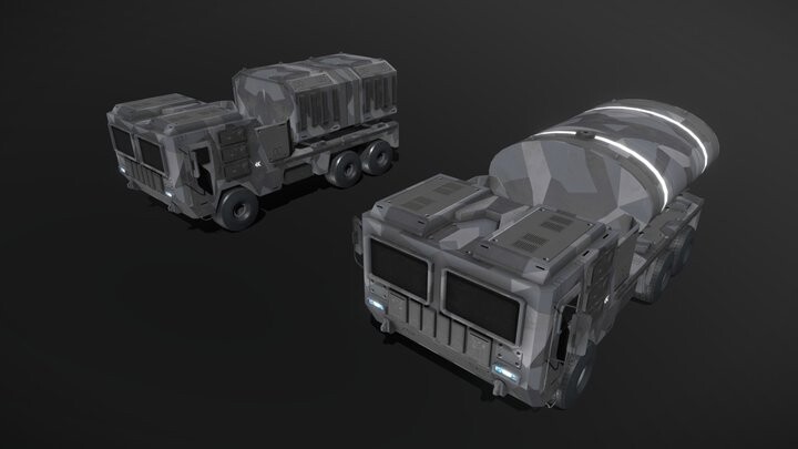 ArtStation - Scifi Mule Heavy Transport