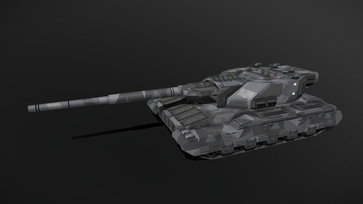 ArtStation - Scifi Doomhammer Heavy Nuclear Artillery