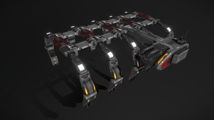ArtStation - Spaceship Shipyard Class I