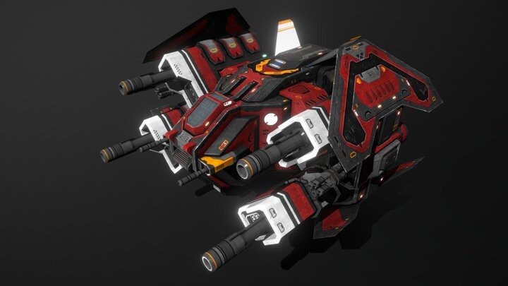 ArtStation - Crossfire Class Gunship