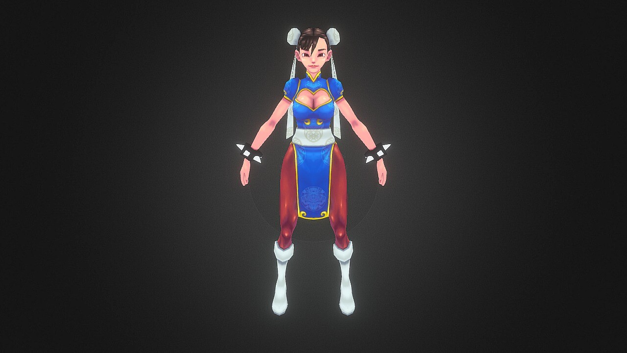 ArtStation - Chun-li, Street Fighters II