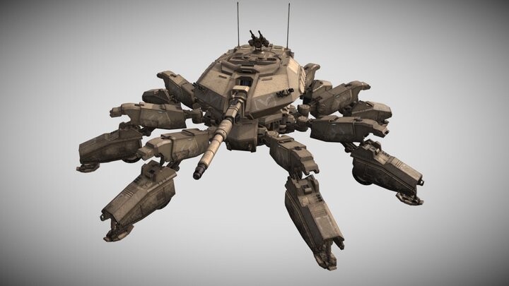 ArtStation - Spider Tank