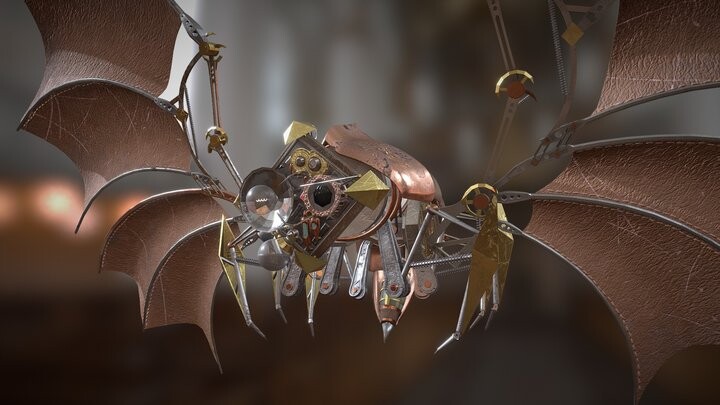 ArtStation - Flying Spy Machine