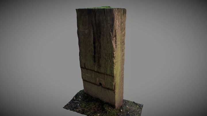 ArtStation - Wooden post