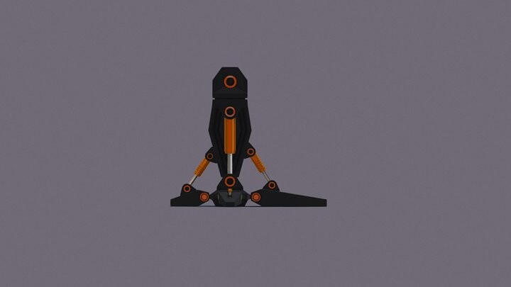 ArtStation - Basic Landing Gear Animation