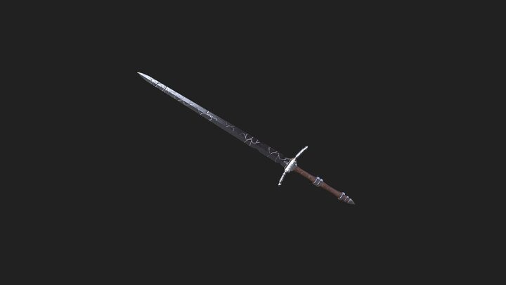 ArtStation - Battle Scarred Sword
