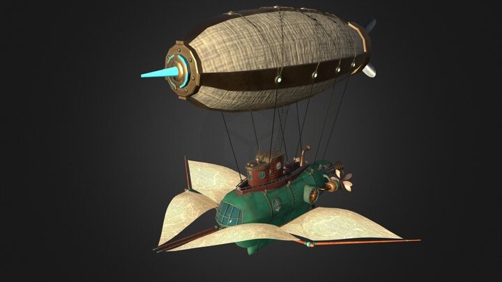 ArtStation - Steampunk Ship