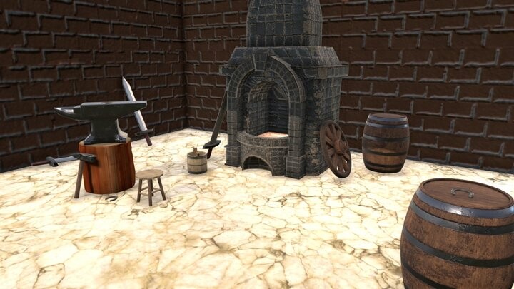 ArtStation - Blacksmith Environment