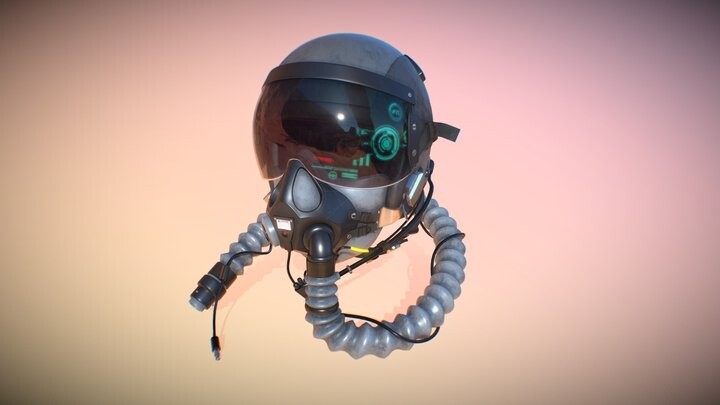 ArtStation - Flight_Helmet