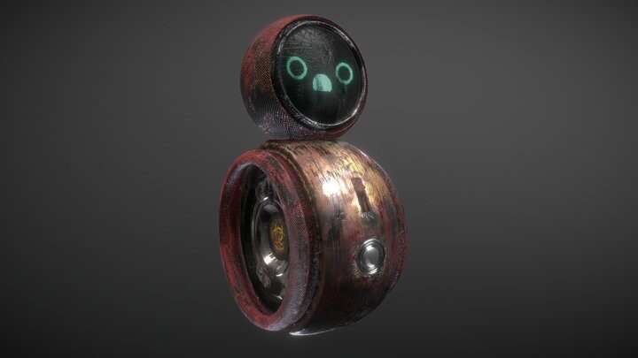 ArtStation - Damaged robot thumbnail