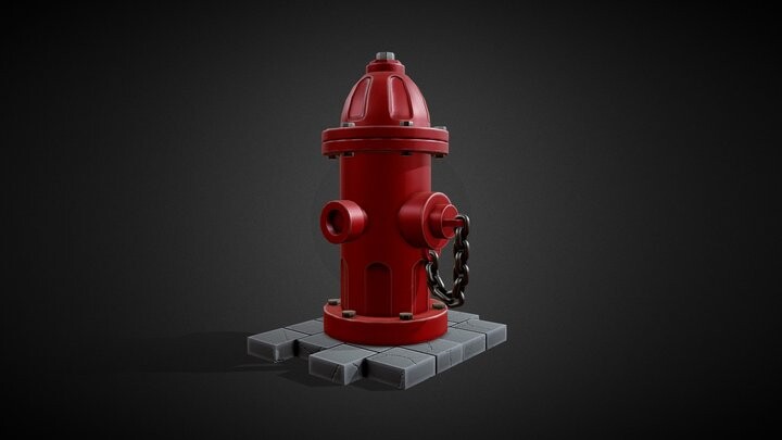 ArtStation - Stylized Fire Hydrant