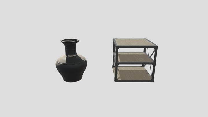ArtStation - Vase and Small Table