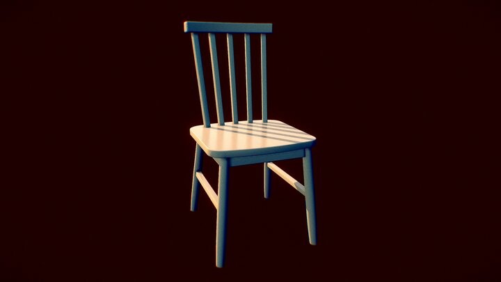 ArtStation - 3D Model 7 - Simple Chair